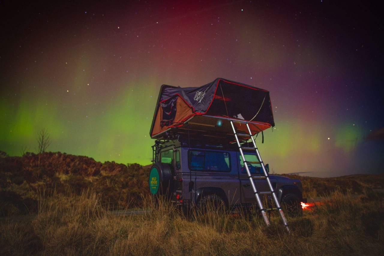 Camping Land Rover hire in Scotland - Wild Rovers